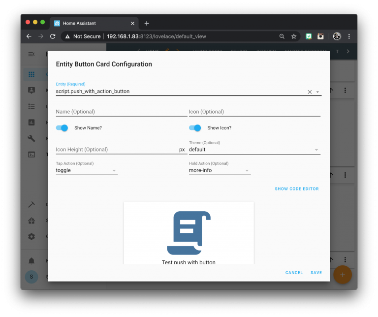 Home Assistant iOS Notification (Example With Action Button) – Siytek