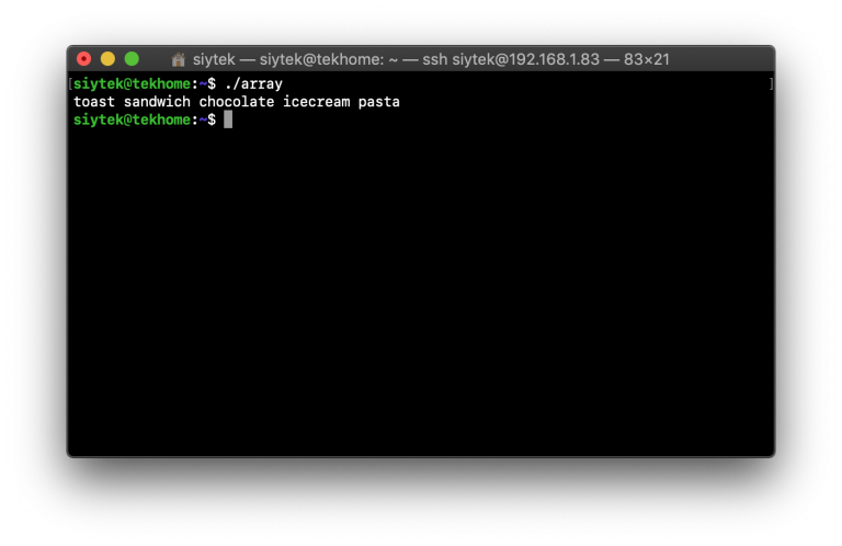 How To Store Values In An Array Using BASH Shell Script – Siytek