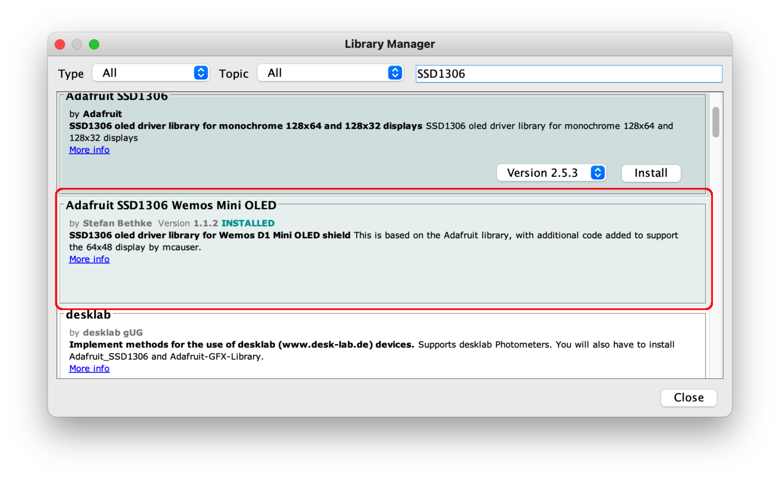 How To Use The Wemos D1 Mini OLED 64×48 Shield – Siytek