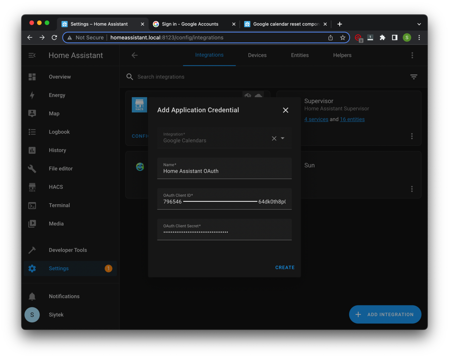The Complete Google Calendar Setup Guide for Home Assistant – Siytek